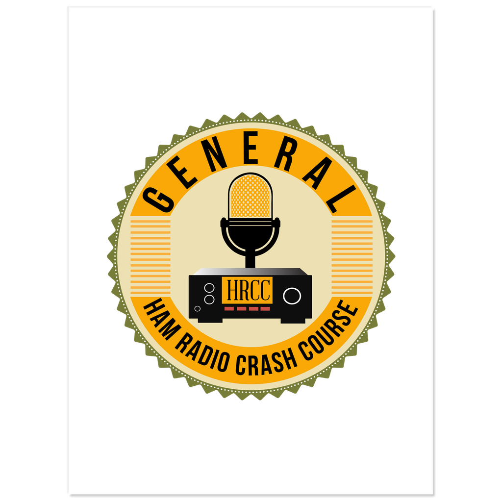 General Class Ham Radio Decal Sticker - Multiple Sizes – HamTactical